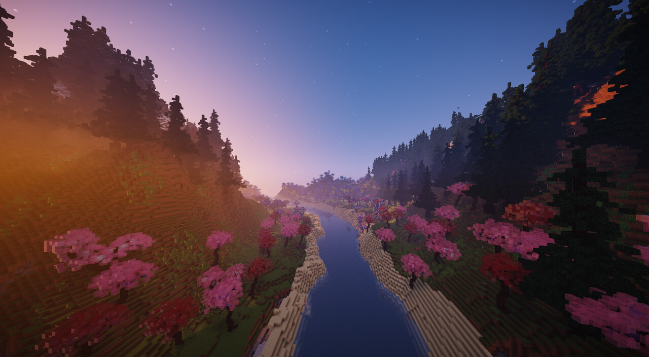 Sakura Valley Minecraft Map
