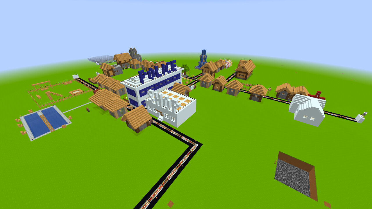 The Village City V1.1 Minecraft Map