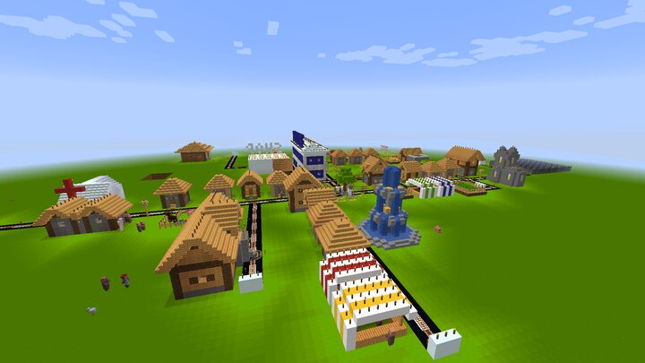 The Village City V1.1 Minecraft Map