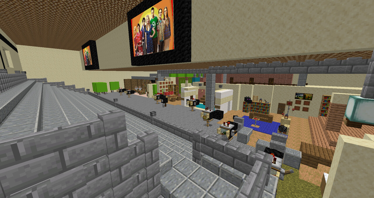 Big Bang Theory Studio Minecraft Map