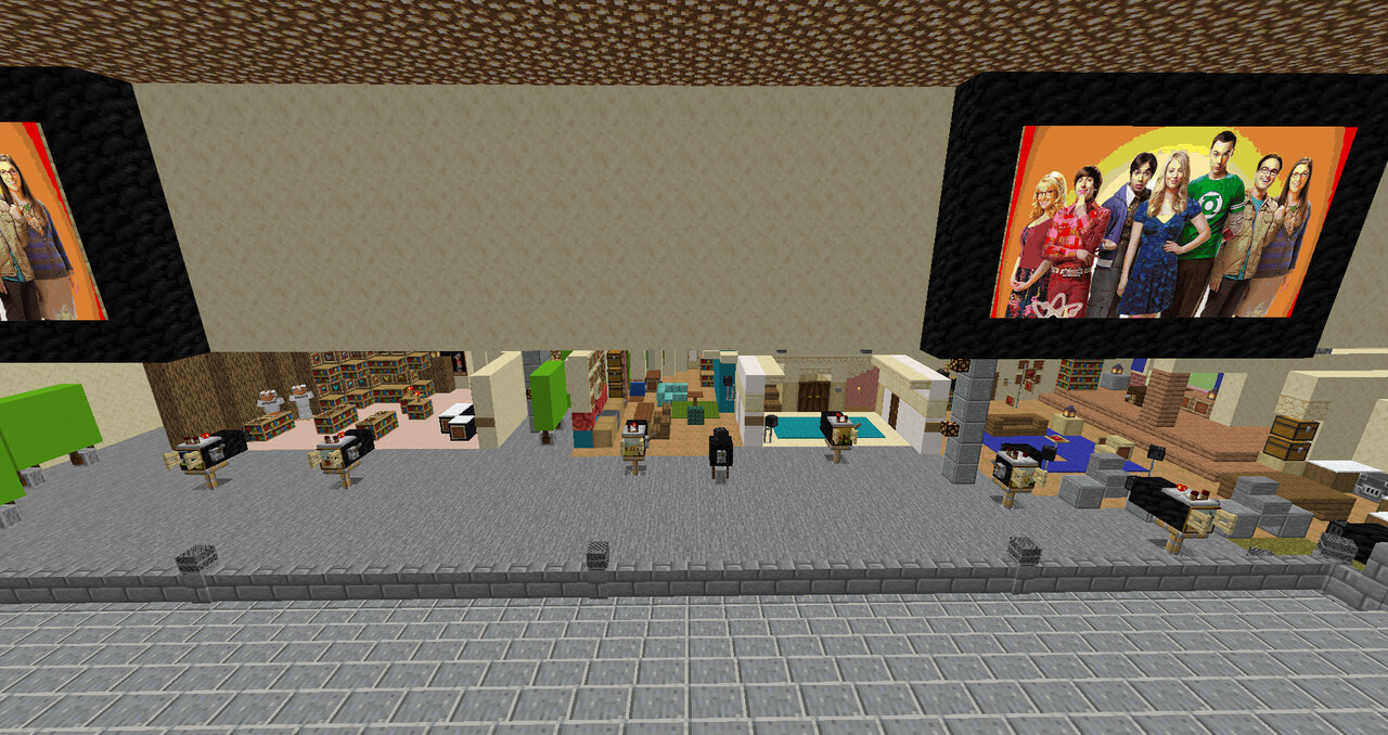 Big Bang Theory Studio Minecraft Map