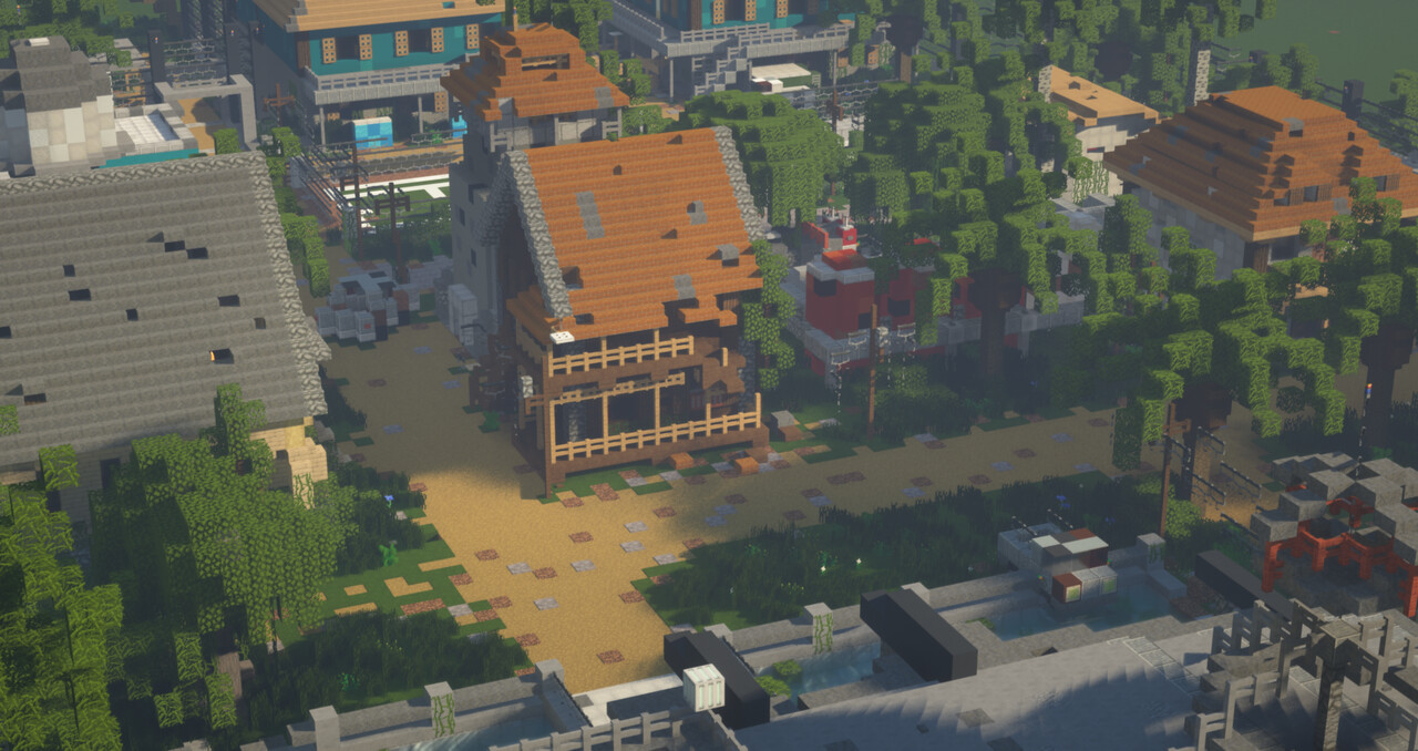 Jurassic Park: Site B Worker Village (Schematic Version) Minecraft Map