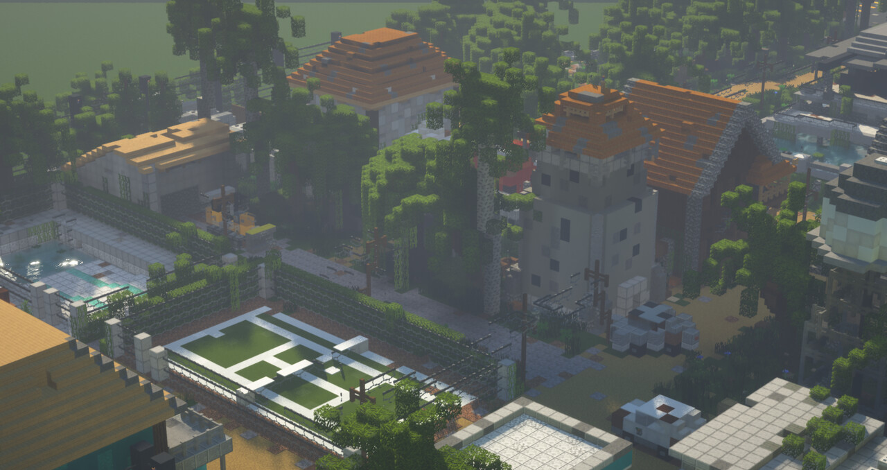 Jurassic Park: Site B Worker Village (Schematic Version) Minecraft Map