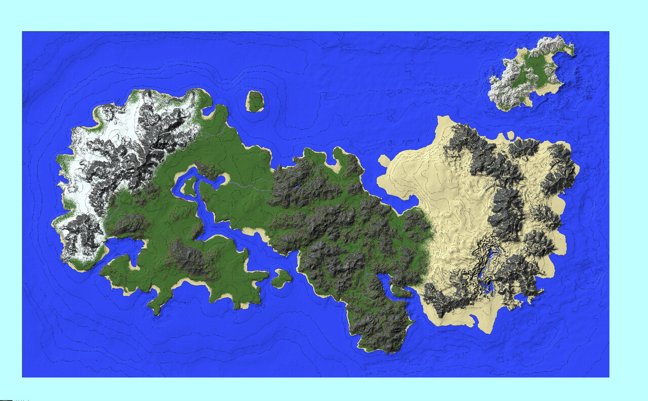 Ethermoor MMORPG Base Terrain Map Minecraft Map