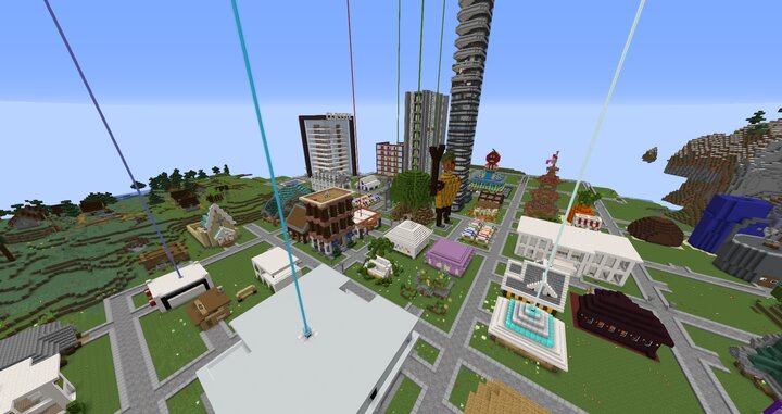 The Coast: Survival 6.0 Town - Plains Village 3.0 Minecraft Map
