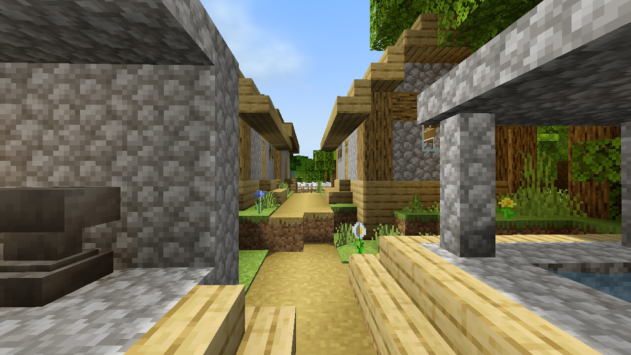 Rural Church Village Minecraft Map