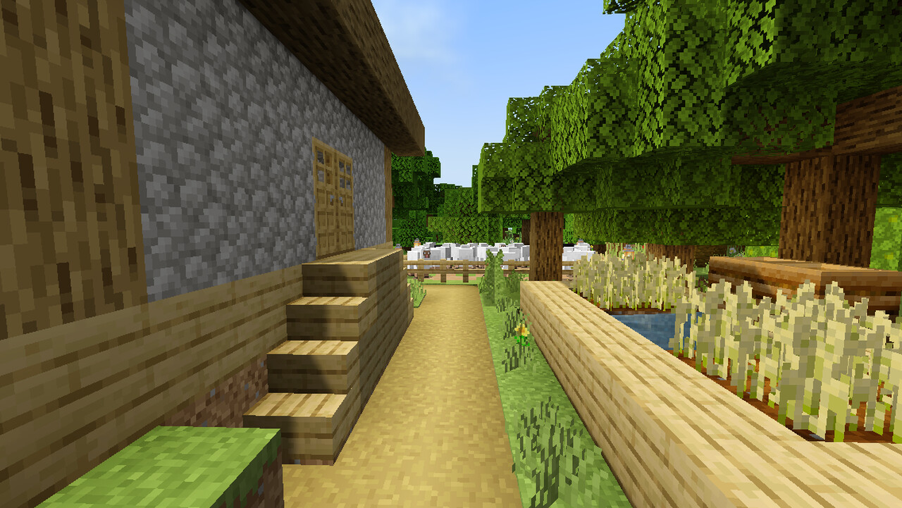 Rural Church Village Minecraft Map