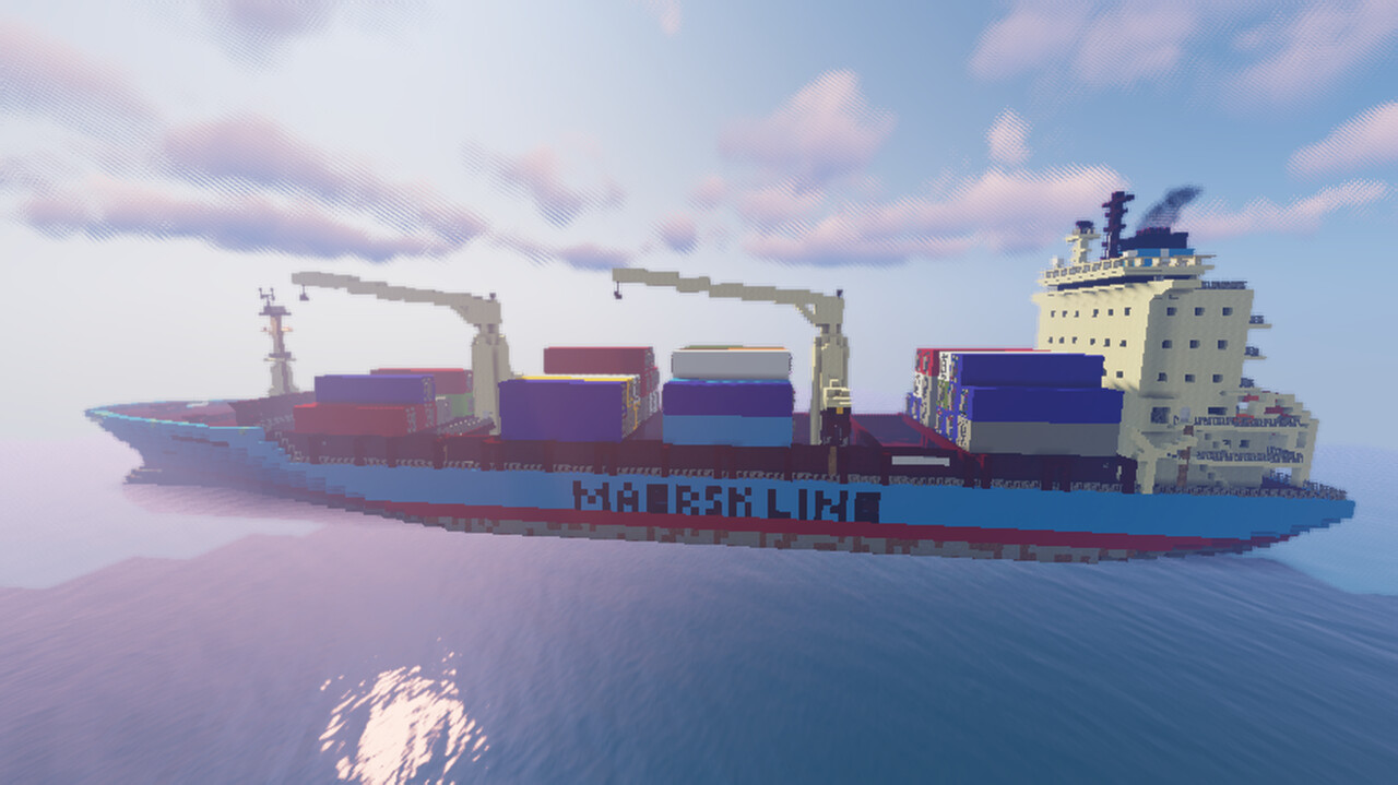 Maersk Alabama | 1.2:1 Scale Minecraft Map