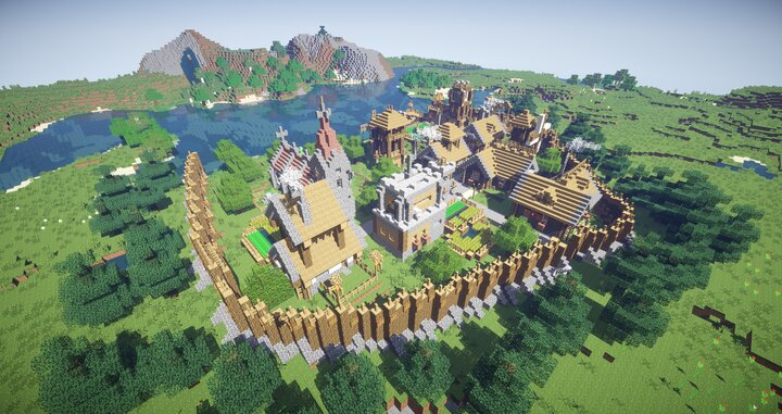 Transforming a village Minecraft Map