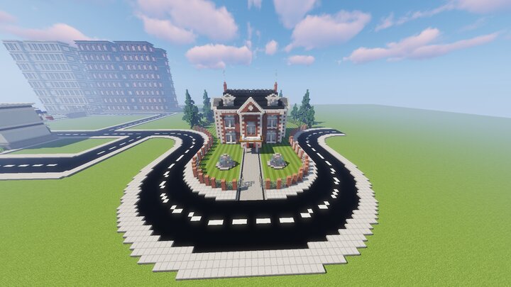 English Manor Schematic [DECORATED VERSION COMING SOON] Minecraft Map