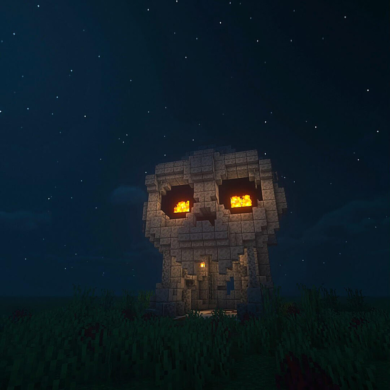 Skull Base Entrance/Free-Standing Shop Minecraft Map