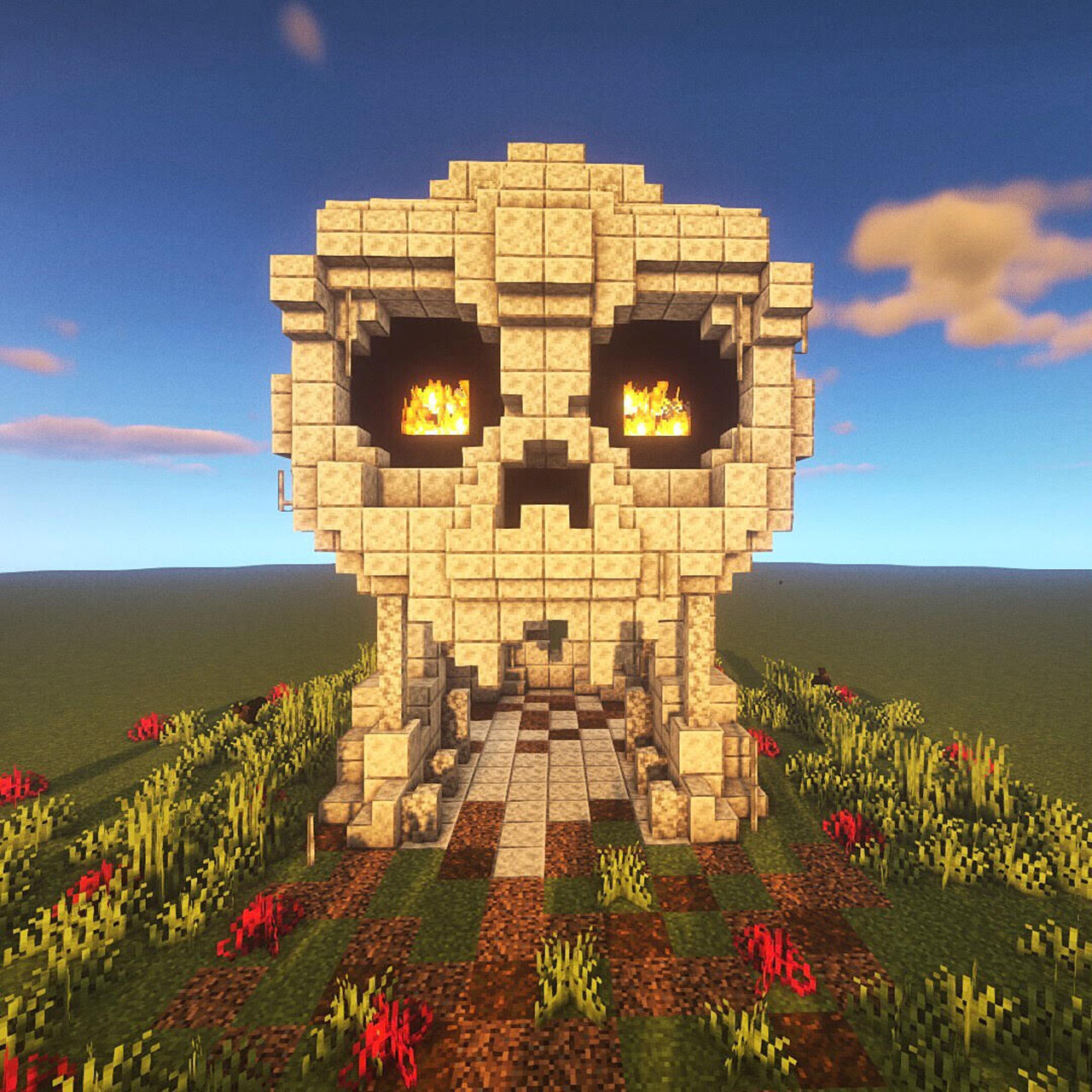 Skull Base Entrance/Free-Standing Shop Minecraft Map