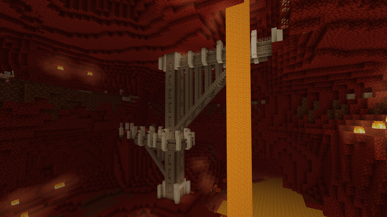 Holy Harp Walkway - Lava Reservoir Minecraft Map