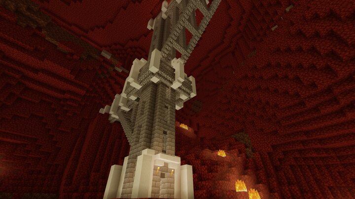 Holy Harp Walkway - Lava Reservoir Minecraft Map