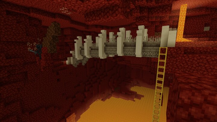 Holy Harp Walkway - Lava Reservoir Minecraft Map