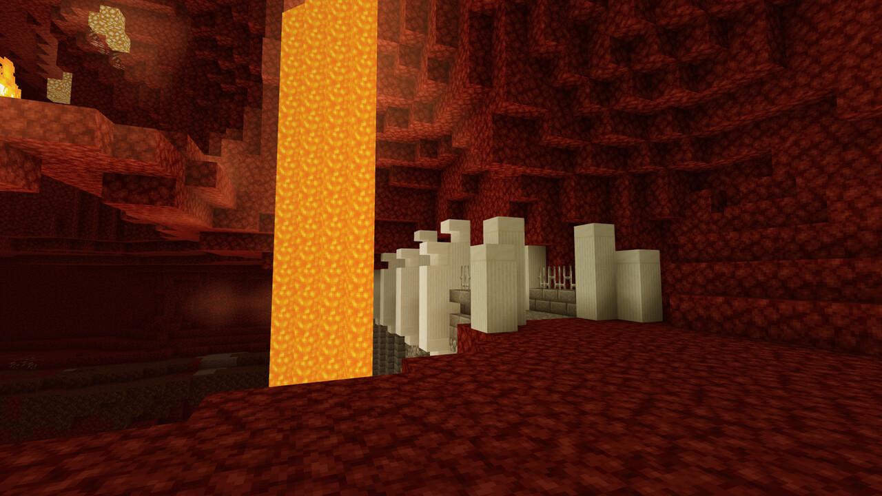 Holy Harp Walkway - Lava Reservoir Minecraft Map