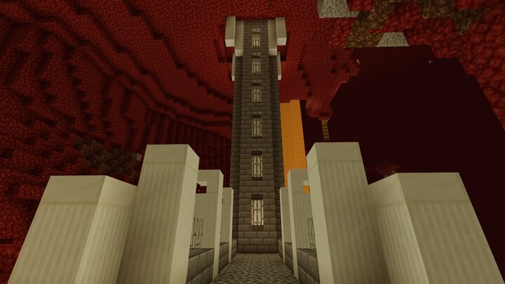 Holy Harp Walkway - Lava Reservoir Minecraft Map