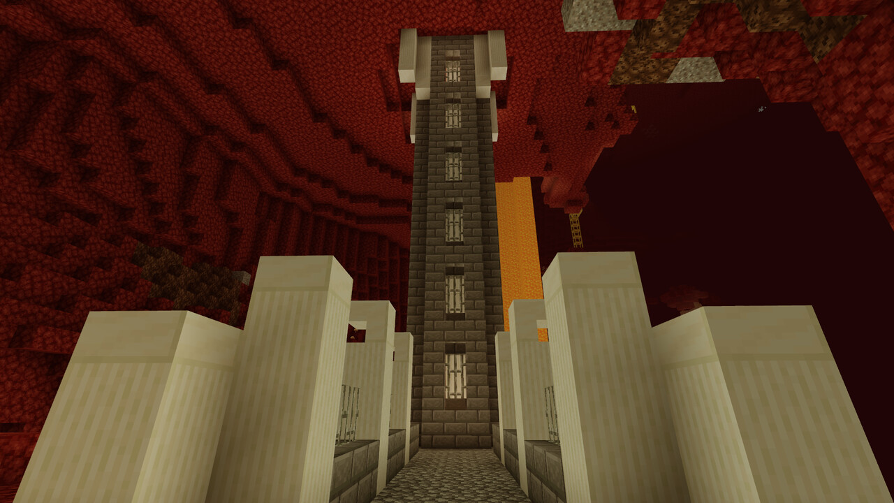 Holy Harp Walkway - Lava Reservoir Minecraft Map