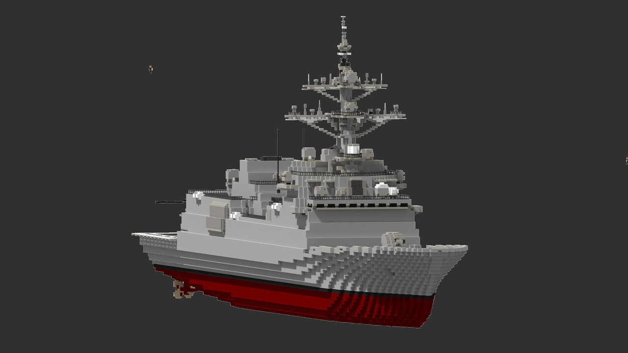 Us Navy - Frigate ship (Final design FFG X ) Minecraft Map