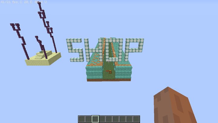 skyblock + Shop Minecraft Map