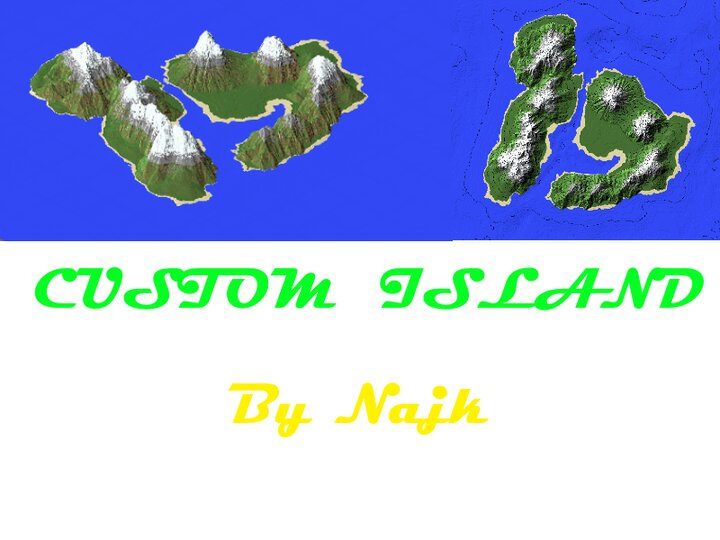 Custom island by Najk Minecraft Map