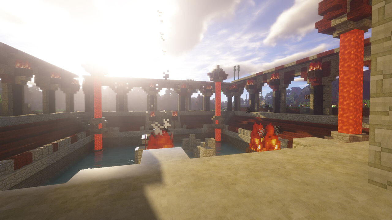 Flames PvP Arena Minecraft Map