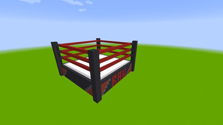 WWE Wrestling Ring Block City V1 Minecraft Map