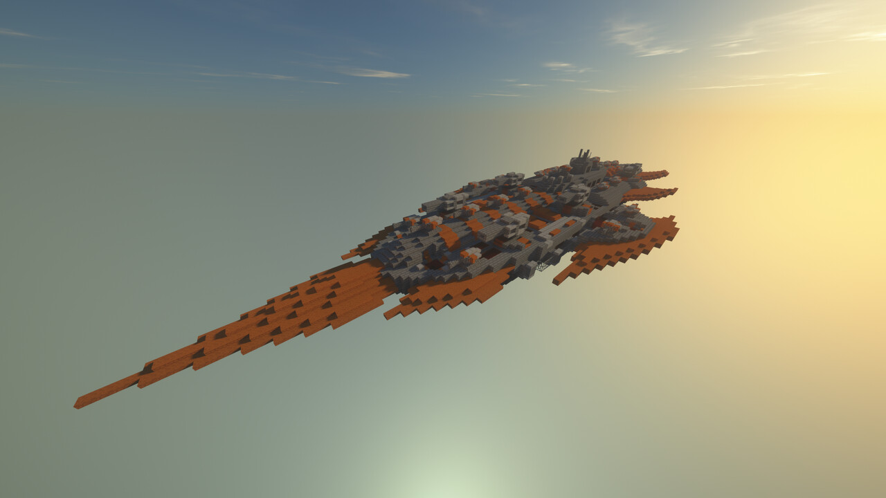 Fireball-Class Battlecruiser Minecraft Map
