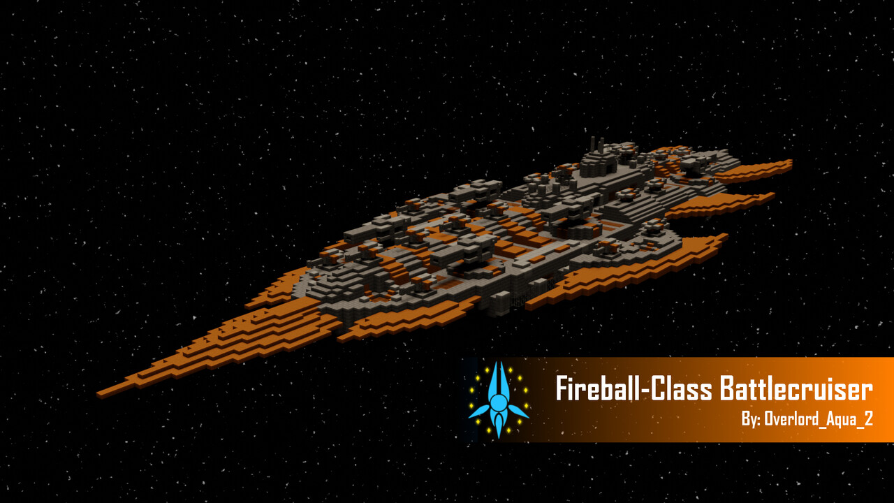 Fireball-Class Battlecruiser Minecraft Map