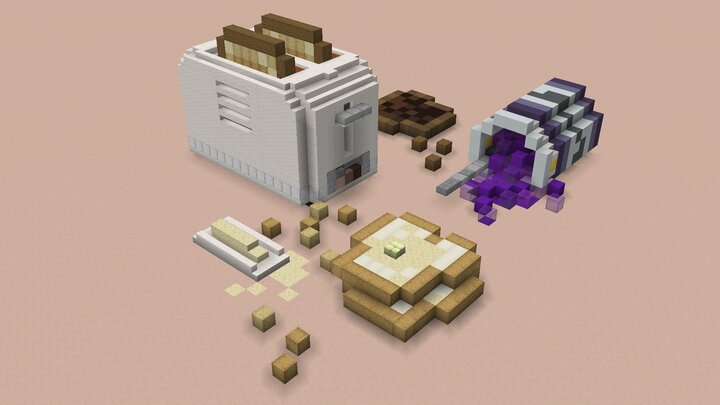 Messy Toast and Jam Minecraft Map