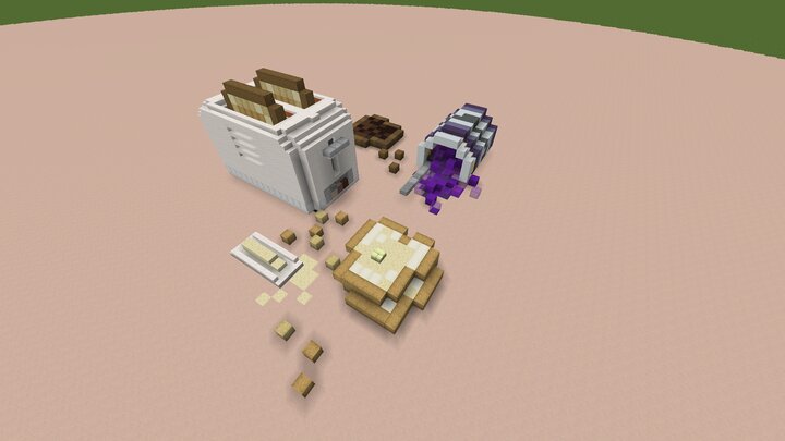 Messy Toast and Jam Minecraft Map