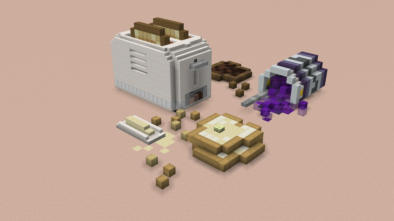 Messy Toast and Jam Minecraft Map