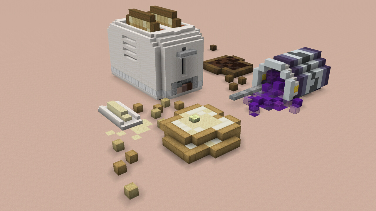 Messy Toast and Jam Minecraft Map