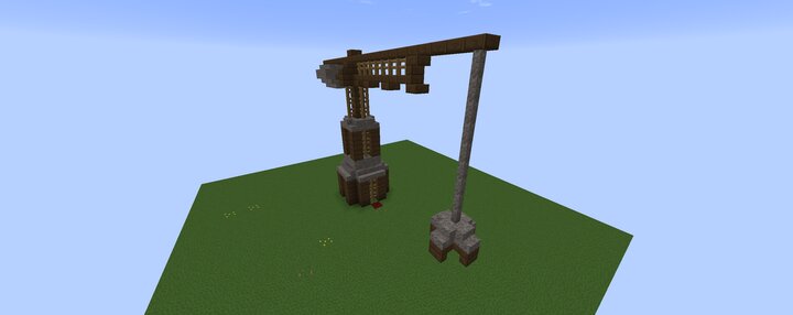 Medieval crane Minecraft Map