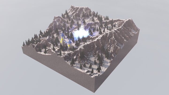 scifi snow map Minecraft Map