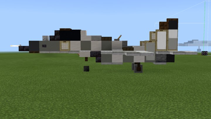 1:1 Scale MiG-29 Minecraft Map