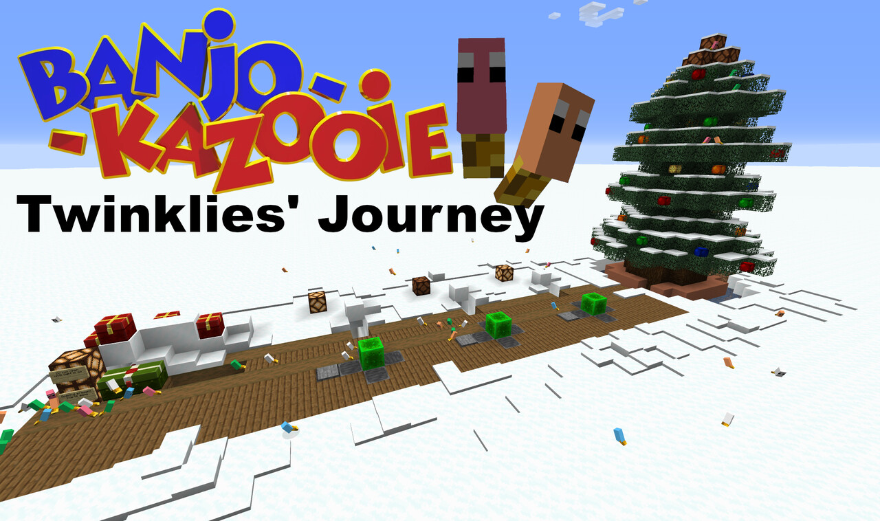 Banjo-Kazooie Twinklies' Journey Minigame Minecraft Map