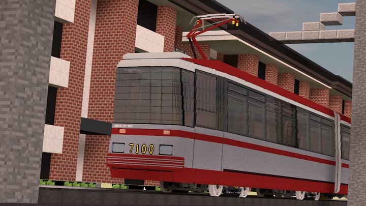 Tram LVS97A2 Minecraft Map