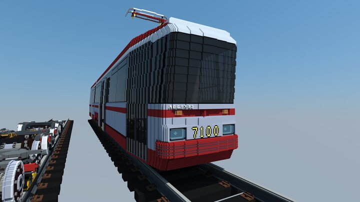Tram LVS97A2 Minecraft Map