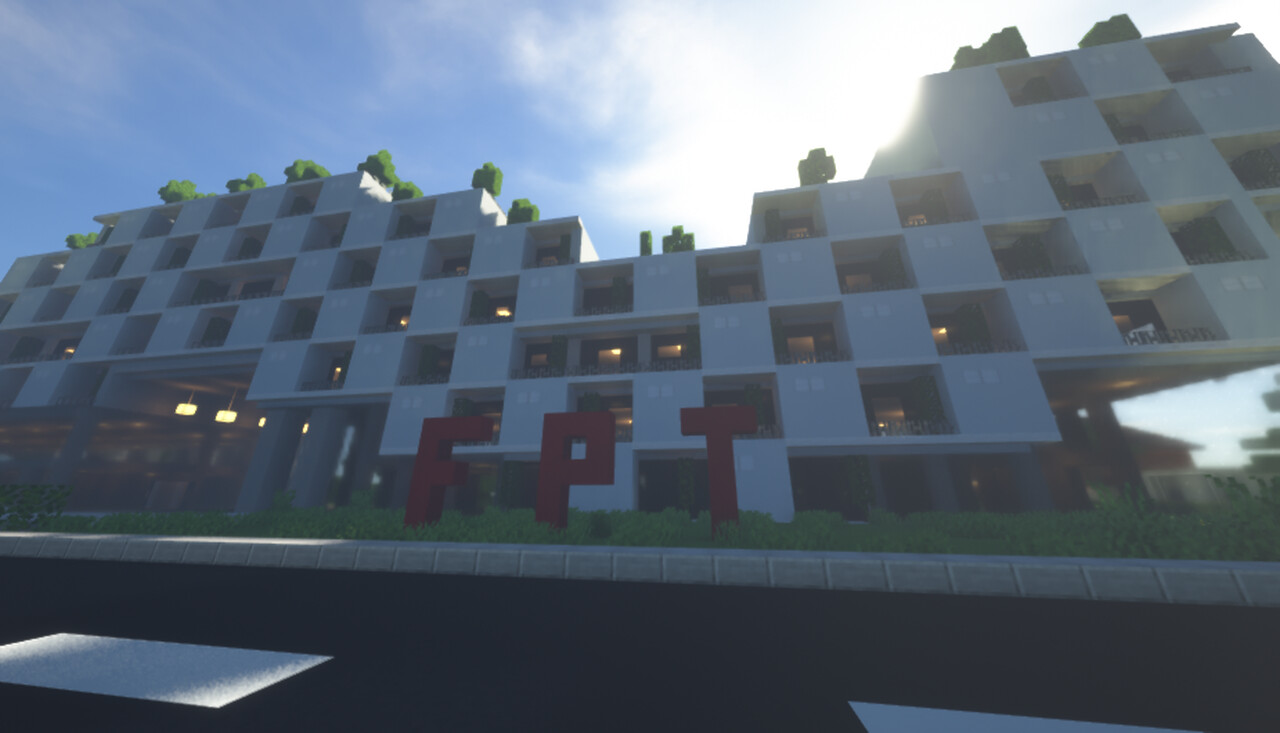 FPT University Administrative Building Replica Minecraft Map