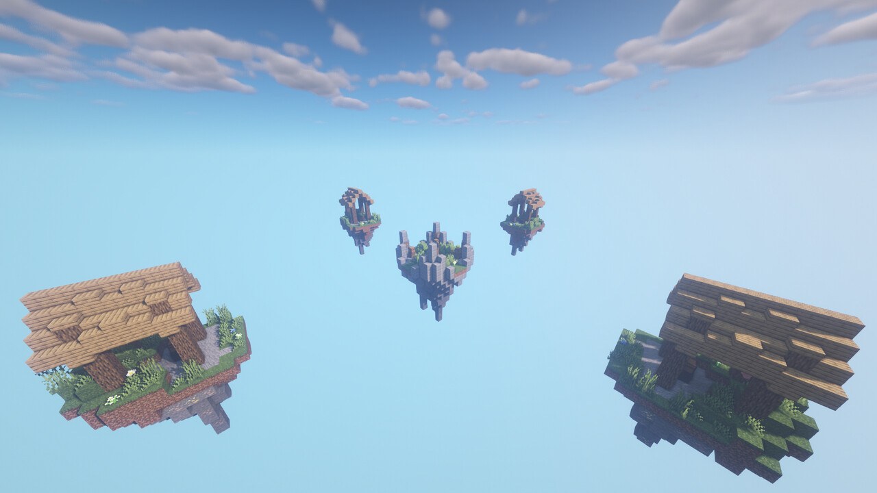 How to build a simple skywars map ? Minecraft Map