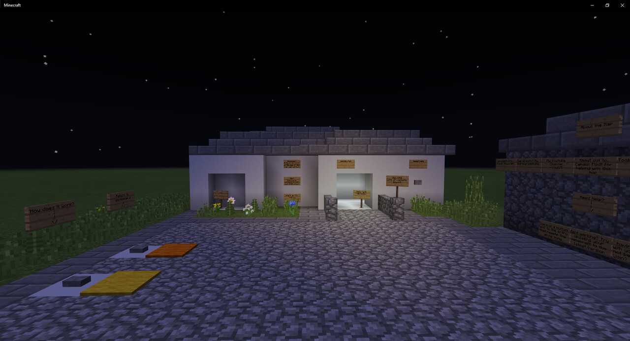 Infinity Hall, 2 Versions! Minecraft Map