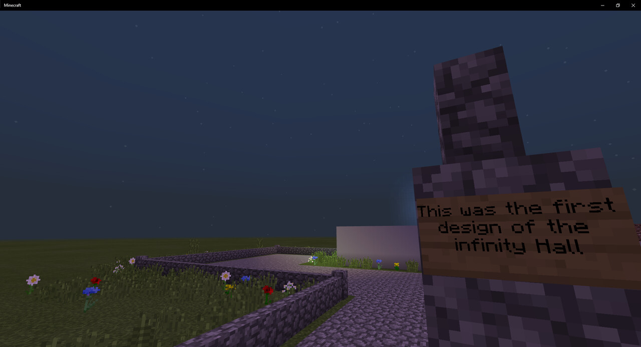 Infinity Hall, 2 Versions! Minecraft Map