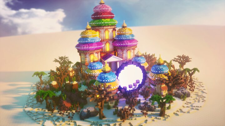 Arabic Themed Castle Minecraft Map