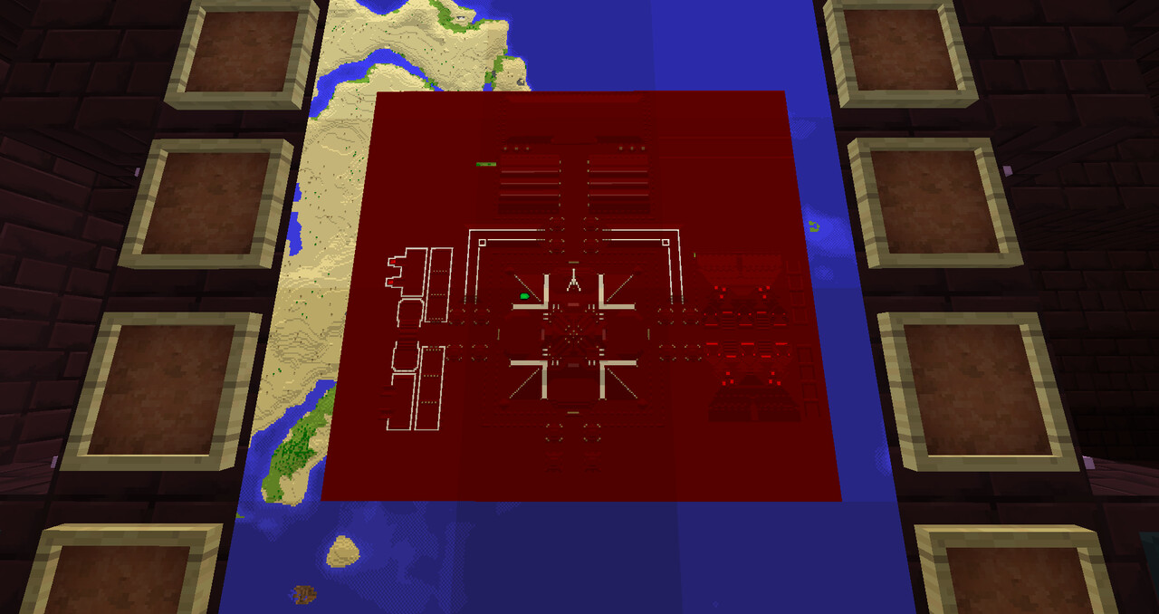 Nether Brick Central Citadel Minecraft Map