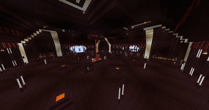 Nether Brick Central Citadel Minecraft Map