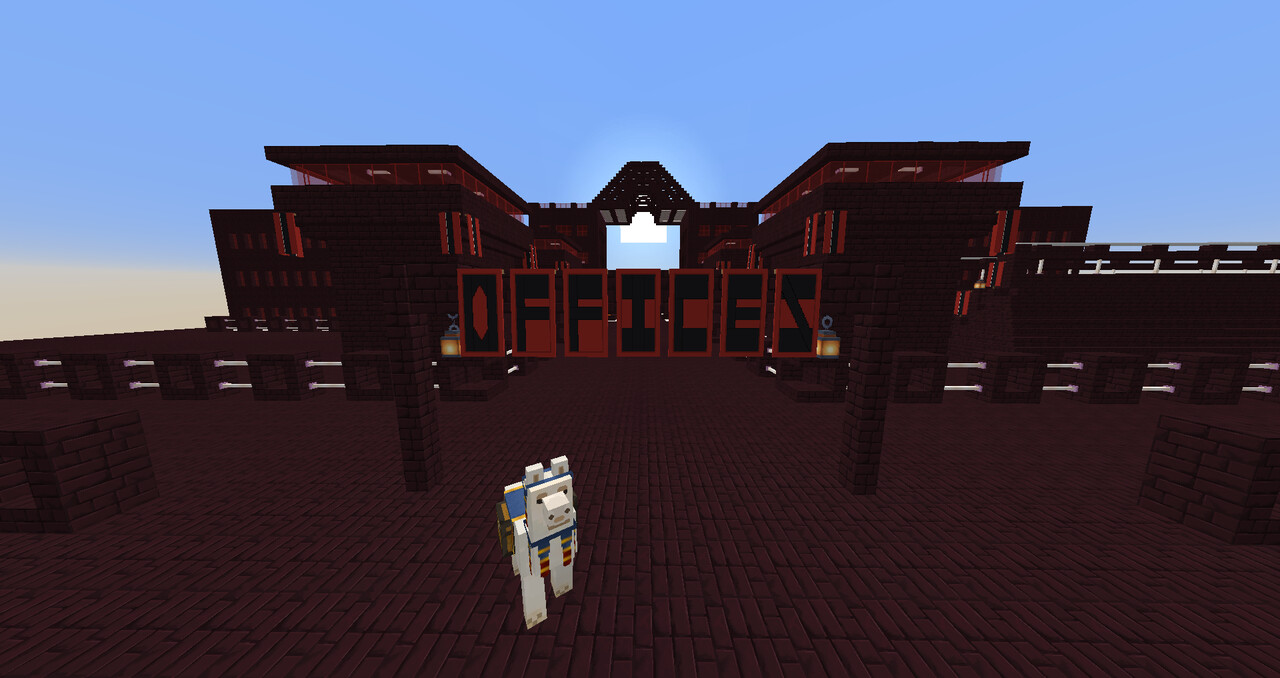 Nether Brick Central Citadel Minecraft Map