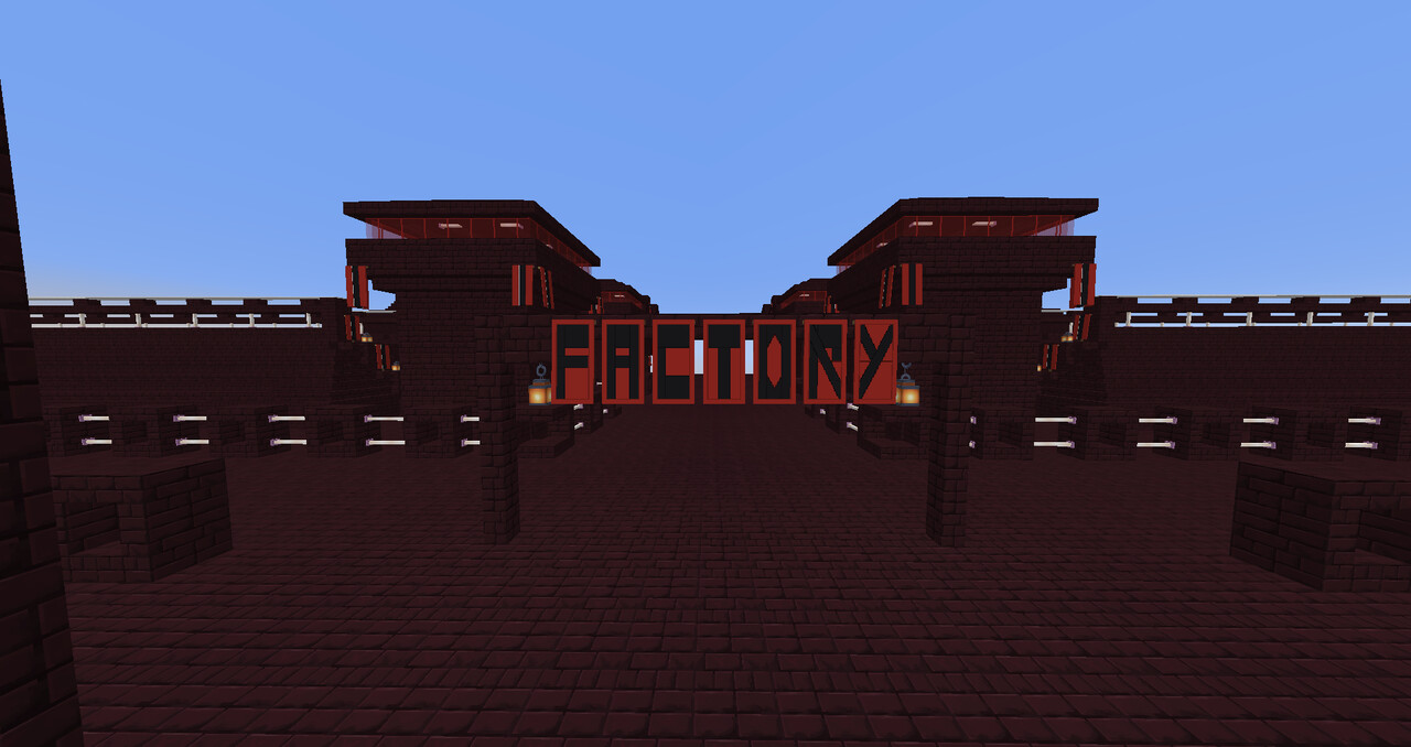 Nether Brick Central Citadel Minecraft Map