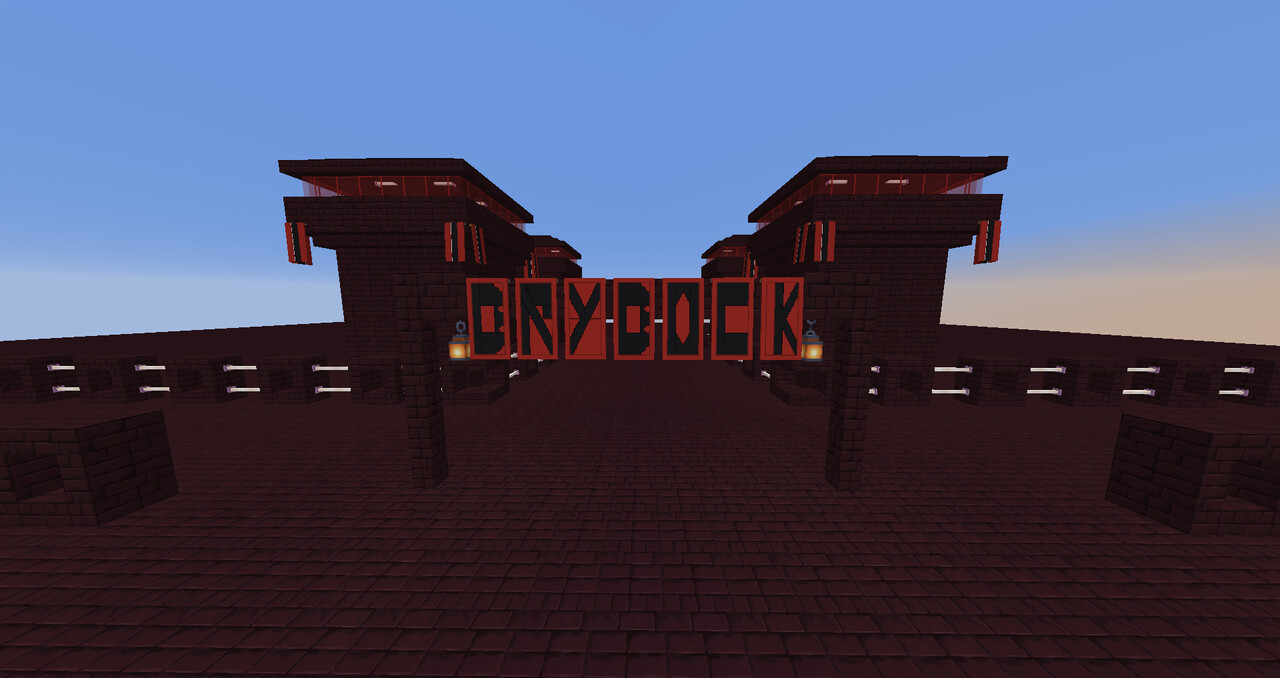 Nether Brick Central Citadel Minecraft Map