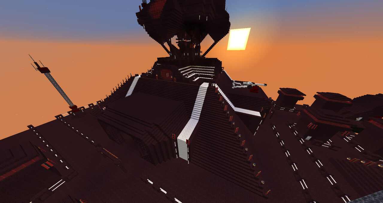 Nether Brick Central Citadel Minecraft Map